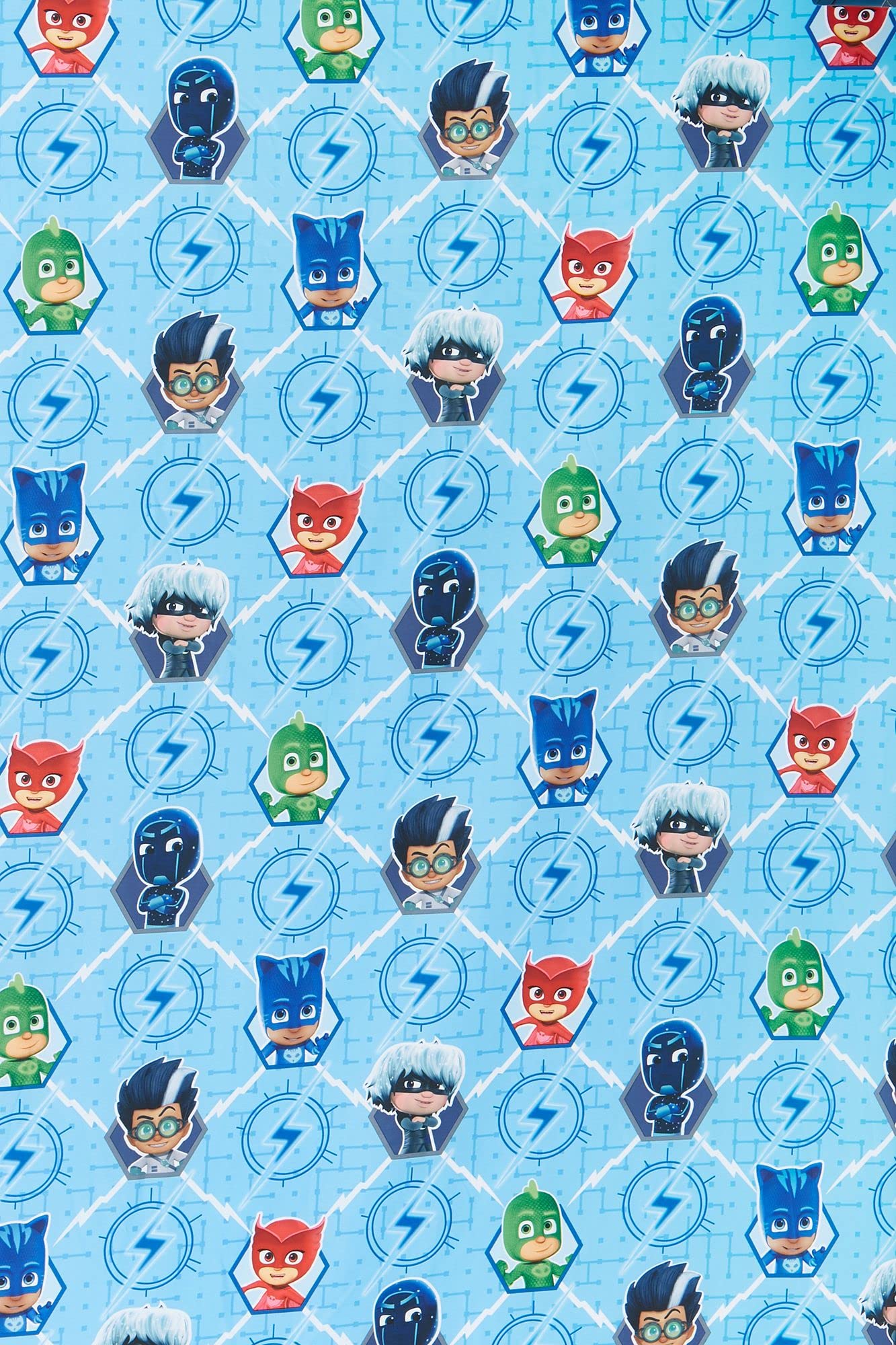 PJ Masks Time to Save The Day 4 Piece Toddler Bedding Set – Includes Comforter, Sheet Set – Fitted and Top + Reversible Pillow for Boys Bed, Blue