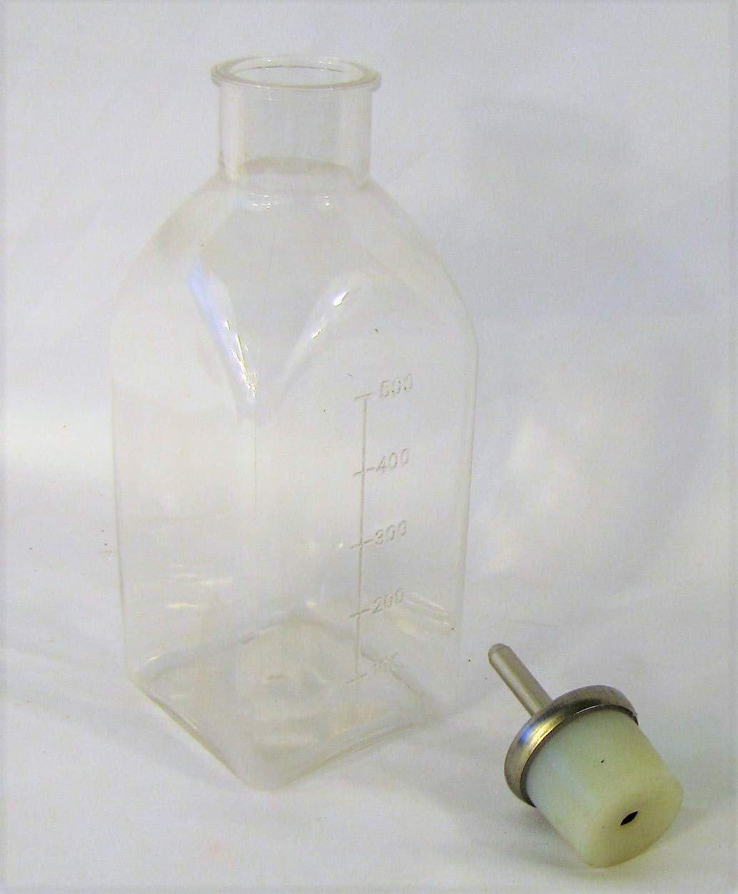 Lab Mouse Rat Rodent Cage & Water Drinking Bottle (500 ml Clear Water Bottle)