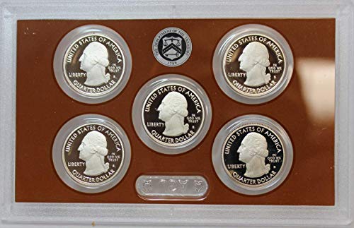 2013 S America the Beautiful Quarters National Parks Proof Set - 5 coins - Exceptional Coins - US Mint GEM Proof No Box or COA -
