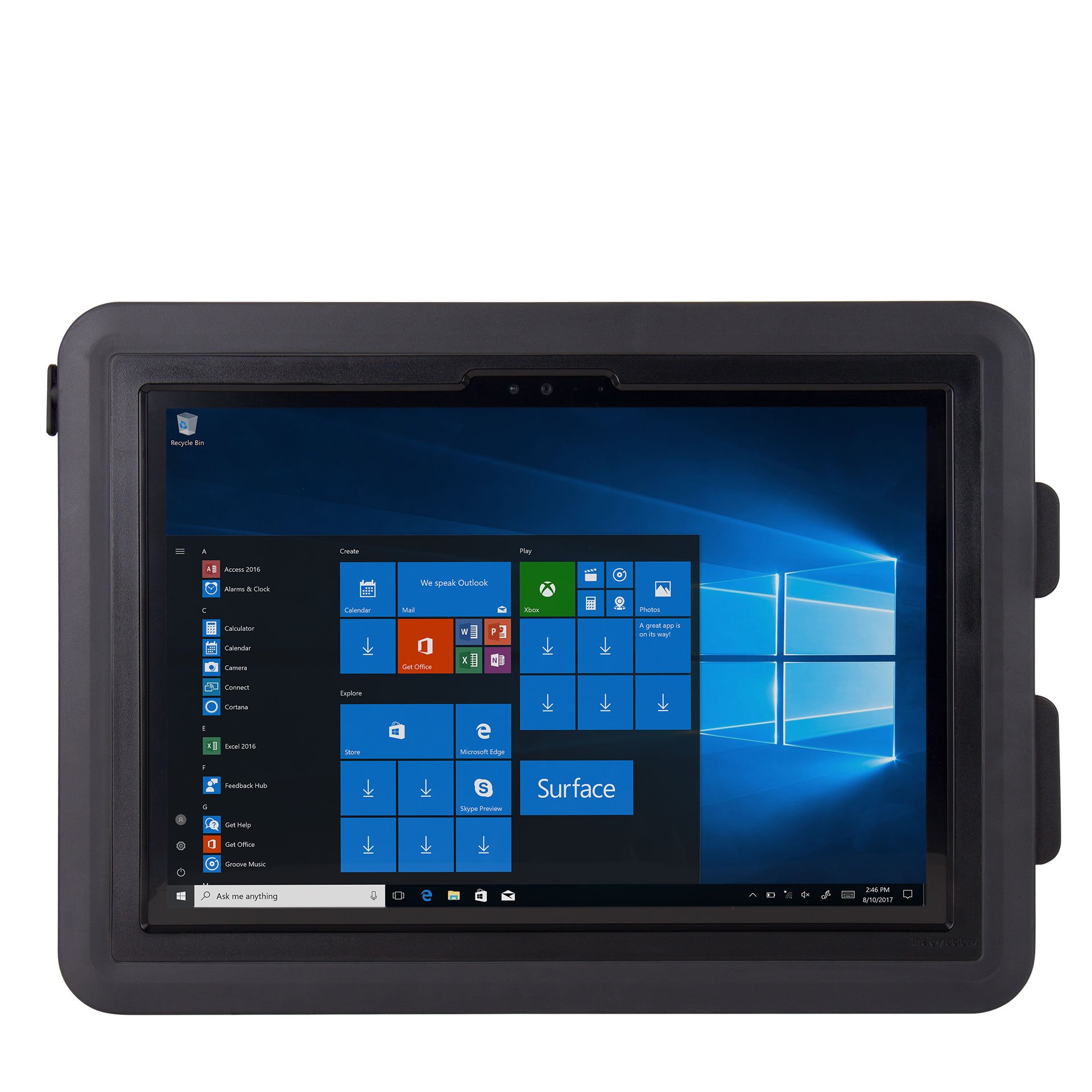 The Joy Factory aXtion Pro M IP68 Waterproof Rugged Shockproof Case for Microsoft Surface Pro 7+ | 7 | 6 | 5 | 4 Built-In Screen Protector (CWM309)