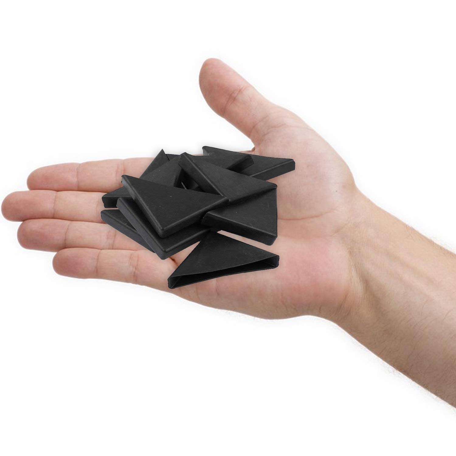 UoYu Corner Protectors- 20 Pcs Shape Triple-cornered Glass Corner Protector Cushion (8mm x 50mm)