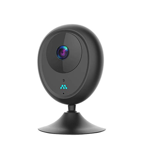 Momentum Cori Smart Home Camera, Indoor WiFi HD | Multiple Device Connection, for Security, Dog/Pet Monitoring, Business Surveillance, Camera with Audio, 2 Way Talk, Motion Detection | Black - 2 Pack