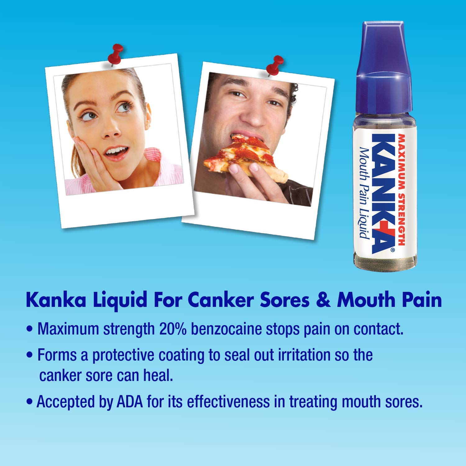 Blistex Kanka Mouth Pain Liquid, Professional Strength , .33 Fluid Ounces