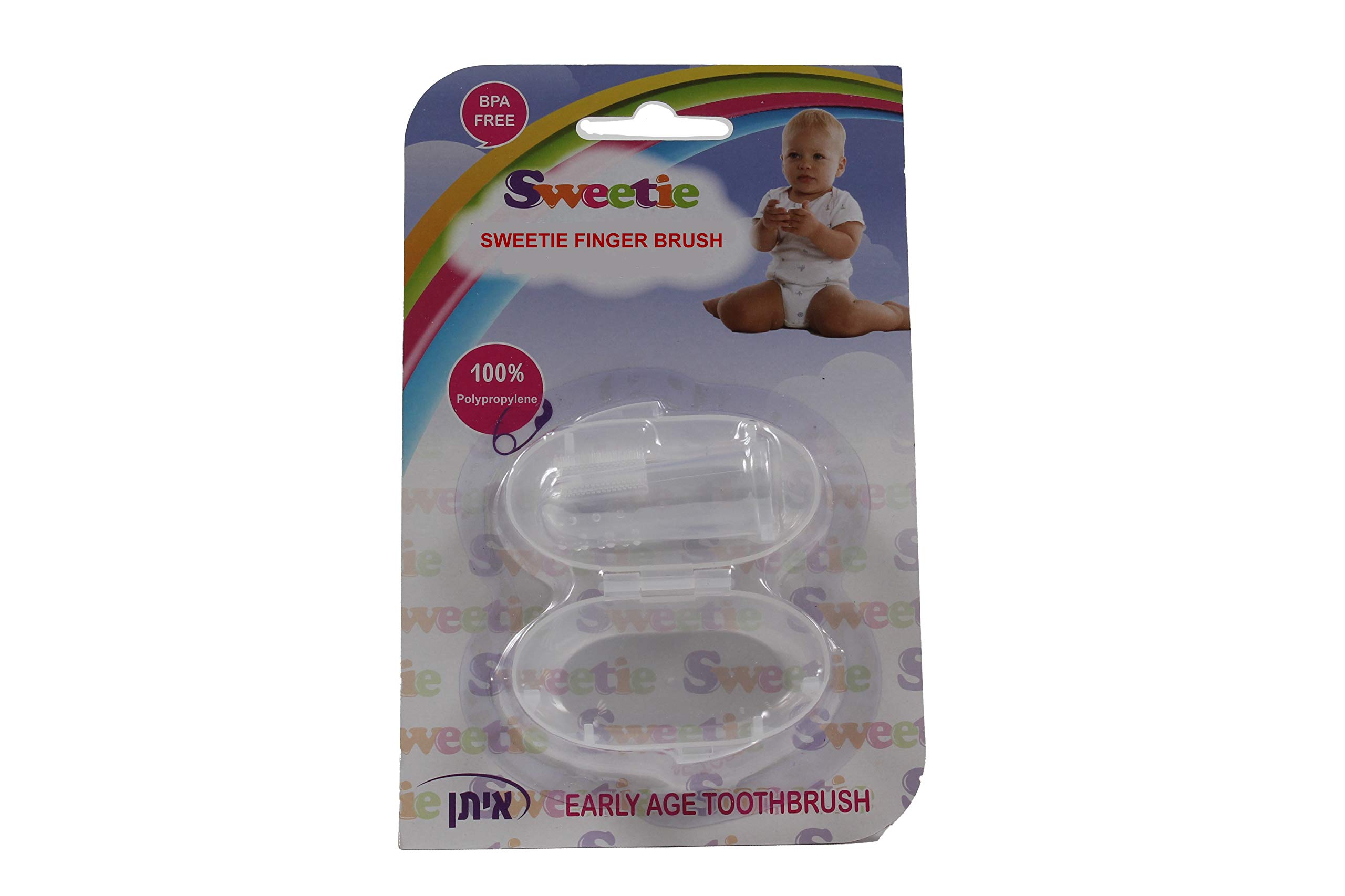 Sweetie Finger Toothbrush Clear Train Your Child Healthy Oral Finger Brush