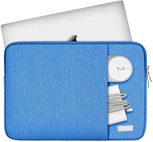 Egiant Laptop Sleeve,Water-Resistant Protective Cases Bag Compatible New 16 Inch MacBook, HP DELL Acer Asus 14 in Computer Notebook Carrying Cases Cover, Blue