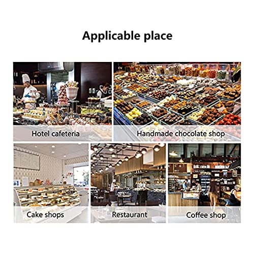 Commercial Electric Sauce Warmer Topping Dispenser Cheese Dispenser Warmer with 650ml Bottles Hot Fudge Caramel Jam Sauce Heated Pump Dispenser 30-85℃ Adjustable,1Grid