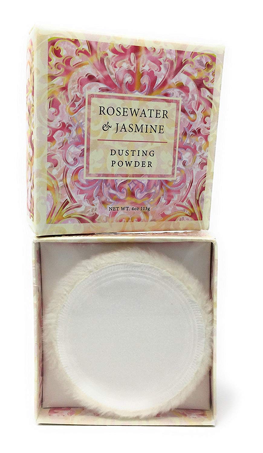 Greenwich Bay Trading Co. Dusting Powder, 4 Ounce, Rosewater & Jasmine - 2 PACK