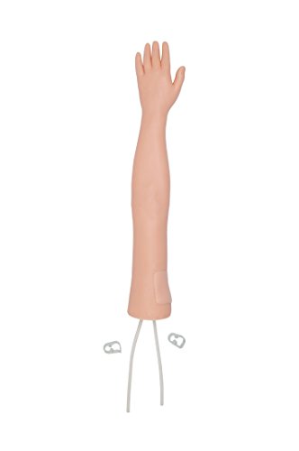 IV Practice Traning Arm - Phlebotomy and Venipuncture Practice Arm - Designed for Training and Perfecting IV + Phlebotomy + Venipuncture Procedures and Techniques