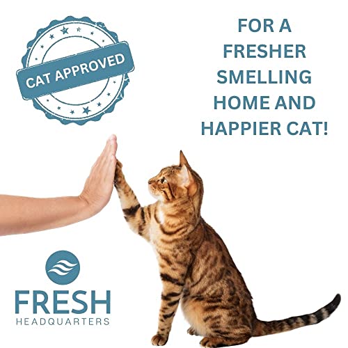 FRESH HEADQUARTERS Activated Carbon Filter Replacements Compatible with Good Pet Stuff Hidden Cat Litter Planter β Active Charcoal Filters Eliminate up to 99% of Cat Box Smells (4 Pack)