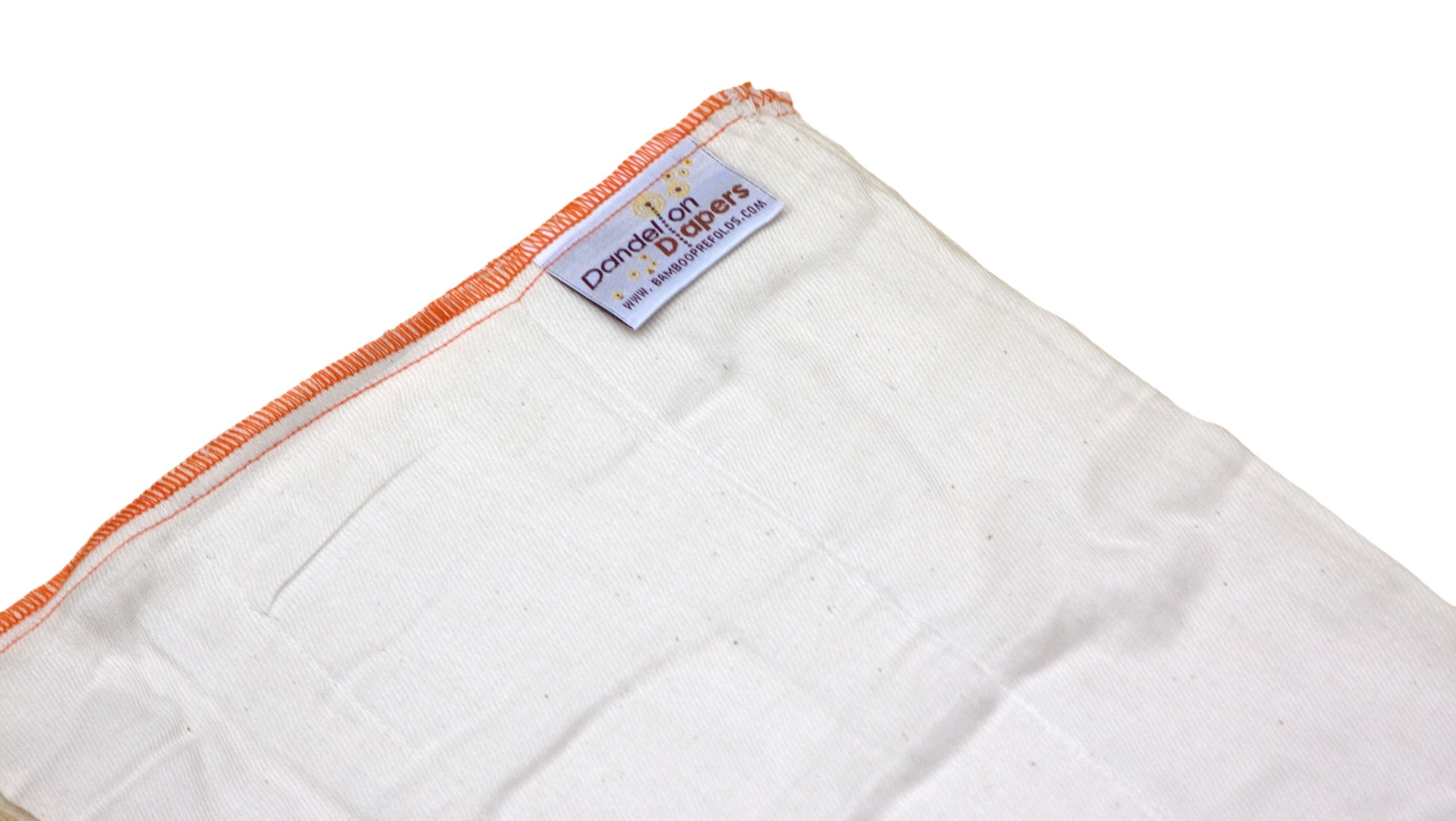 Dandelion Diapers Prefold Cloth Diapers Made from Viscose Bamboo and Cotton Blend Versatile Baby Diaper, 12 Count - Size 1 Newborn