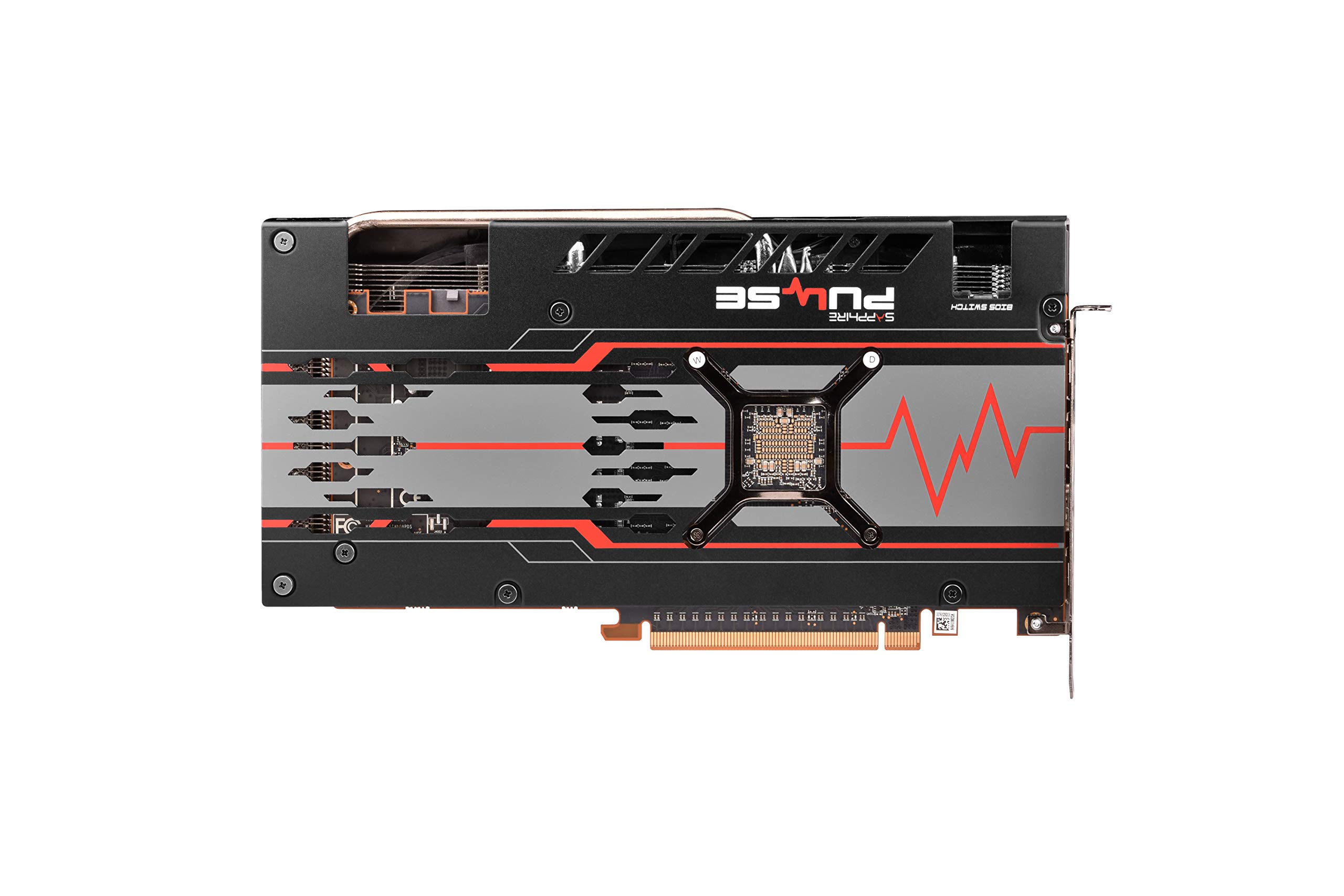 SAPPHIRE 11296-01-20G Radeon Pulse RX 5600 XT 14GBPS 6GB GDDR6 HDMI / Triple DP OC w/ Backplate (UEFI) PCIe 4.0 Graphics Card