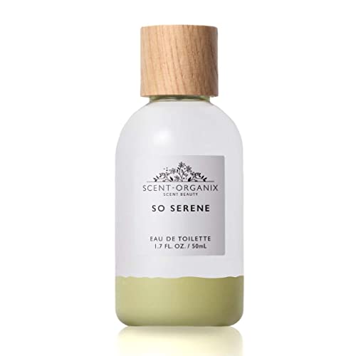 Scent-Organix So Serene Perfume for Men & Women - Citrusy and Fruity Scent with Notes of Mandarin, Wild Freesia & Green Tea - Non-Toxic, Vegan & Biodegradable Perfume - 1.7fl Oz