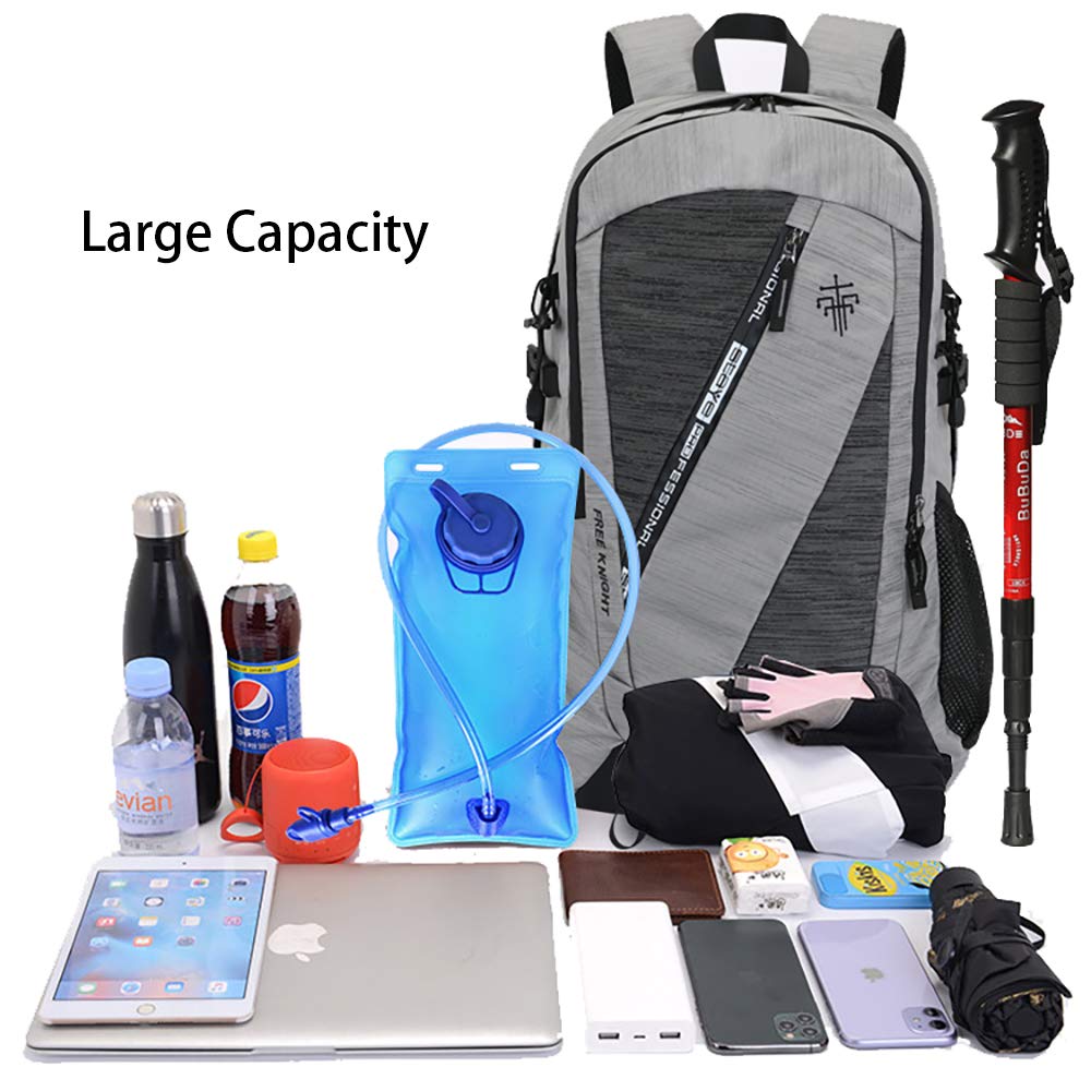 40L Lightweight Waterproof Hiking Backpack, Outdoor Sport Travel Daypack for Camping Climbing Skiing Cycling (Red)