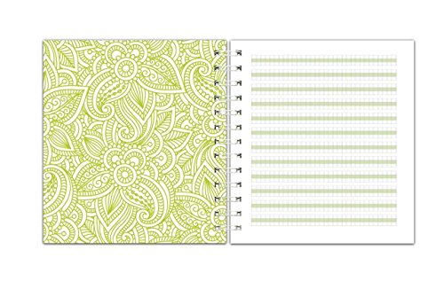 Channie’s Handwriting Improvement Spiral Notebook, Stylish Visual Writing & Printing Aid for Elementary School Students and Special Needs Kids & Teens, 120 Pages, Thick Paper, Size 10.5" x 9.5"