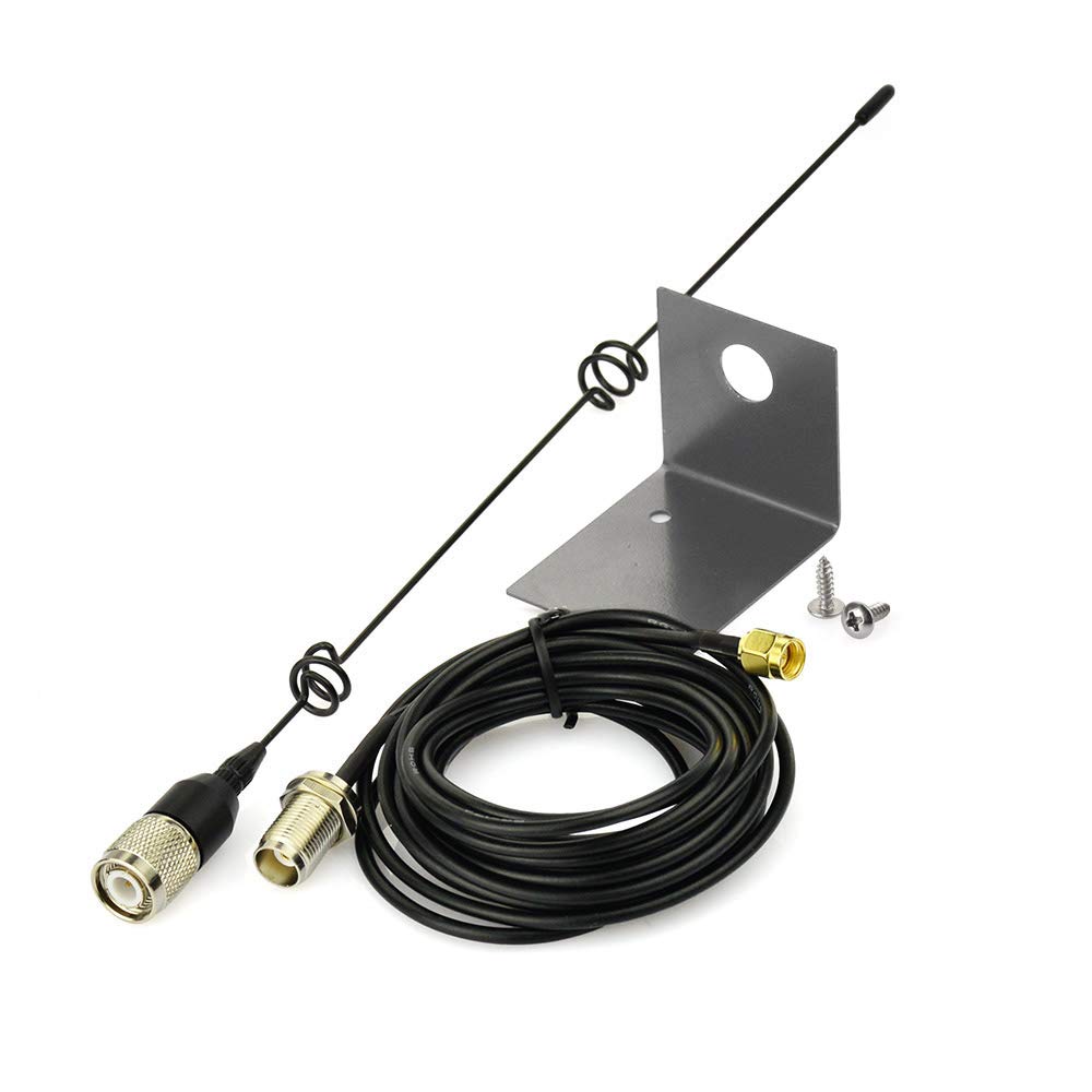 SUPERBAT 800mhz 900mhz Antenna Wide Band Omni-Directional Lora Antenna Fixed Bracket Wall Mount Antenna with SMA Cable for Cellular Router Gateway Repeater Modem Trail Camera etc.