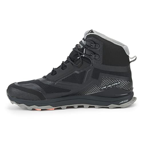 ALTRA Men's AL0A4VQH Lone Peak All-WTHR Mid Trail Running Shoe, Black - 12.5 M US