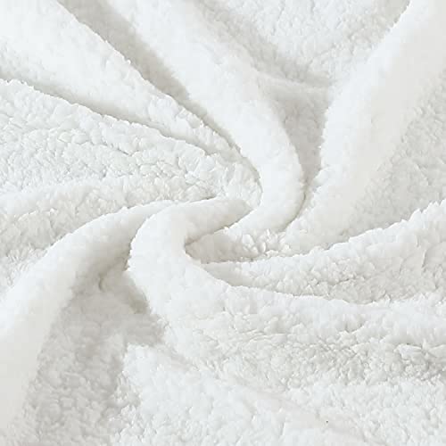 Eddie Bauer Ultra-Plush Collection Throw Blanket-Reversible Sherpa Fleece Cover, Soft & Cozy, Perfect for Bed or Couch, Copper Creek Grey