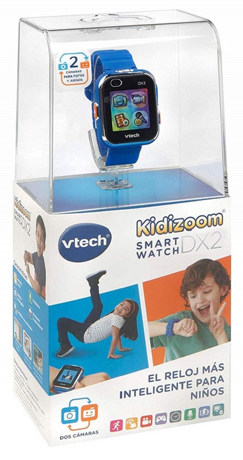 VTech Kidizoom Smart Watch DX2 Kids Smart Watch with Dual Camera Estandar Blue - Spanish Version