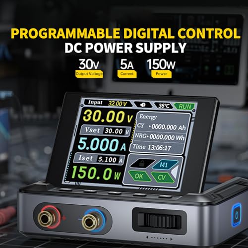 Adjustable Digital Display Portable CNC Power Supply Regulator 30V 5A Output (US Plug)