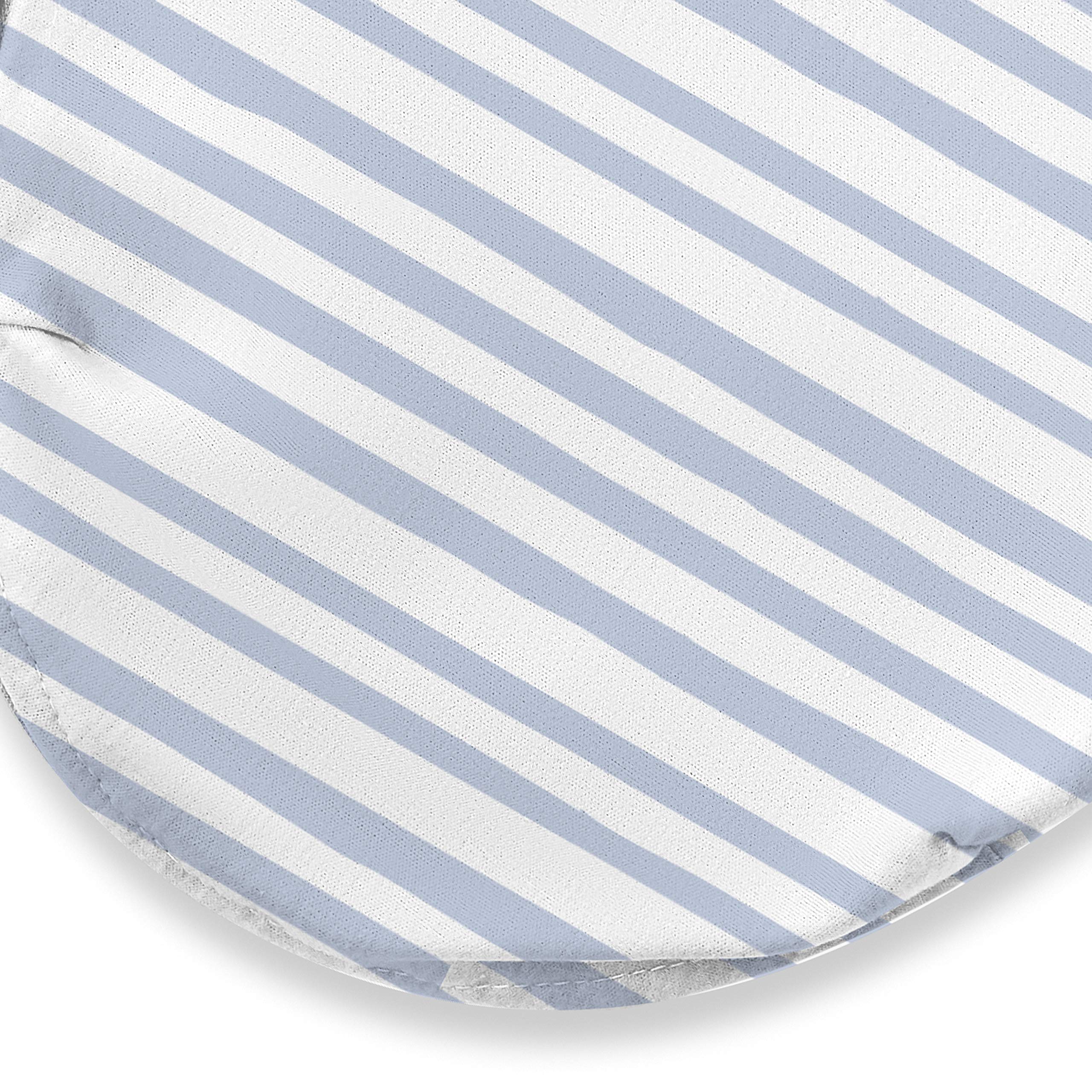 SwaddleMe Luxe Easy Change Swaddle β Size Small/Medium, 0-3 Months, 2-Pack (Water Color Indigo)