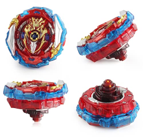 B-173 Infinite Achilles 1-Piece Sparking Launcher, Bey Battle Burst Battling Tops with Launchers Set, Burst quadrive Gyros for Boys Kids Birthday Party Idea Gift