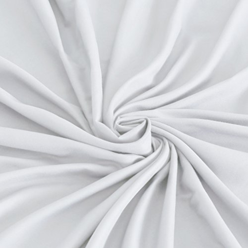 Furinno Angeland Vienne Sheet and Pillowcase Set, Full, White