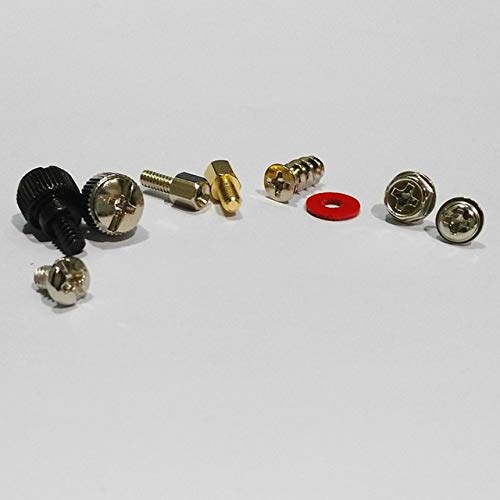Screw 228PCS Hard Disk DIY for Motherboard Screws for PC Assortment Kit Repair Tool with Case Computer Set Accessories - US Brand