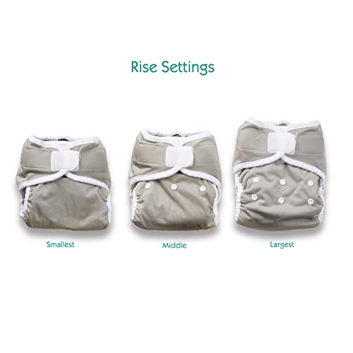 Thirsties Natural One Size Pocket Reusable Cloth Diaper, Snap Closure, Mountain Twilight