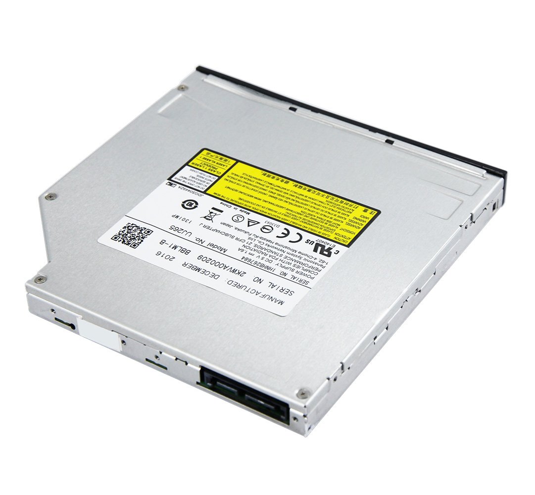 Internal 6X Blu-ray Burner 12.7mm Slot SATA Optical Drive Replacement, for Matshita UJ-265 UJ265, BD-RE DL TL QL BDXL 50GB 100GB Disc 8X DVD RW Writer for Dell HP Laptop iMac Desktop Computer