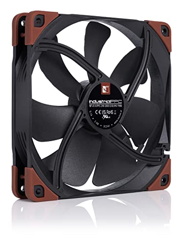 Noctua NF-A14 iPPC-24V-2000 Q100 IP67 PWM, Heavy Duty Cooling Fan, 4-Pin, 2000 RPM, 24V Version (140mm, Black)
