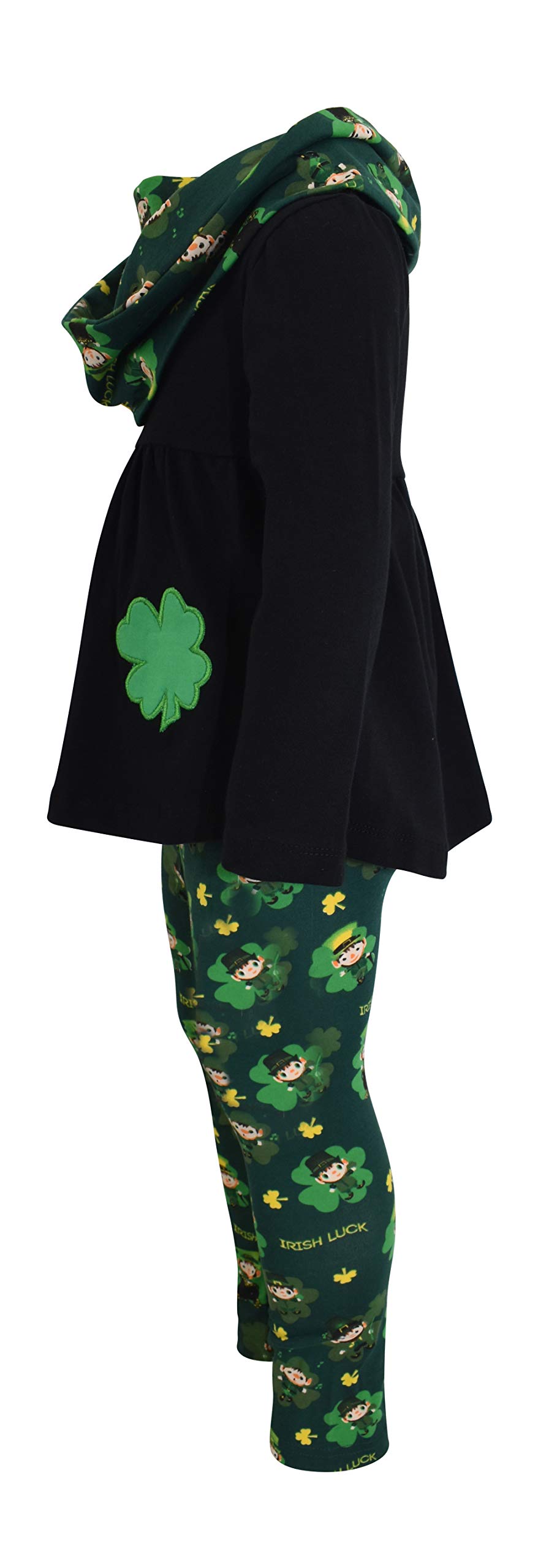 Unique Baby Girls St. Patrick's Day Leprechaun 3pc Legging Set (5)