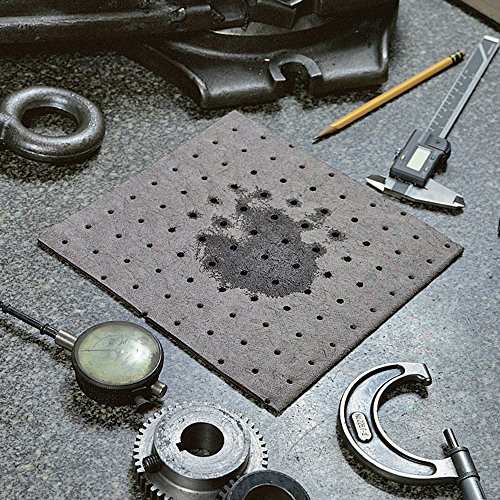 Absorbent Mat Pads in a Dispenser Box by New Pig | Premium Oil Absorbent Pads | 10" x 13" Oil Mats | 100 All Purpose Premium Absorbent Pads | Heavyweight | MAT251