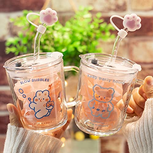 8Pcs Straw Covers Cap,Straw Covers for Reusable Straws,Straw Tip Covers,Drinking Straw Cover,Straw Topper,Straw Caps for Reusable Straws,Silicone Straw Covers Cap,Cloud Straw Cover