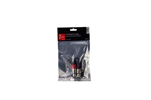 Atomos LEMO to Dual 3-Pin XLR Breakout Audio Input Cable for Shogun Monitor Recorder