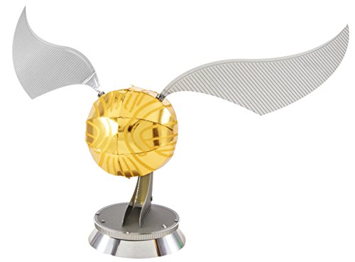 Fascinations Metal Earth 3D Metal Model Kits - Harry Potter Set of 5 - The Burrow - Hogwarts Express Train - Hagrid's Hut - Golden Snitch - Gringotts Dragon