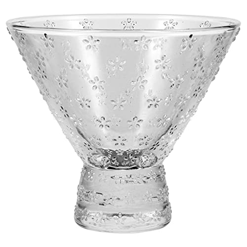 Angoily Glass Dessert Cups Dessert Cups Footed Glass Dessert Bowls Cups Ice Cream Goblets Trifle Tasters Salad Cocktail Glass Appetizer Cups for Pudding Yogurt Cupcake Trifle Bowl