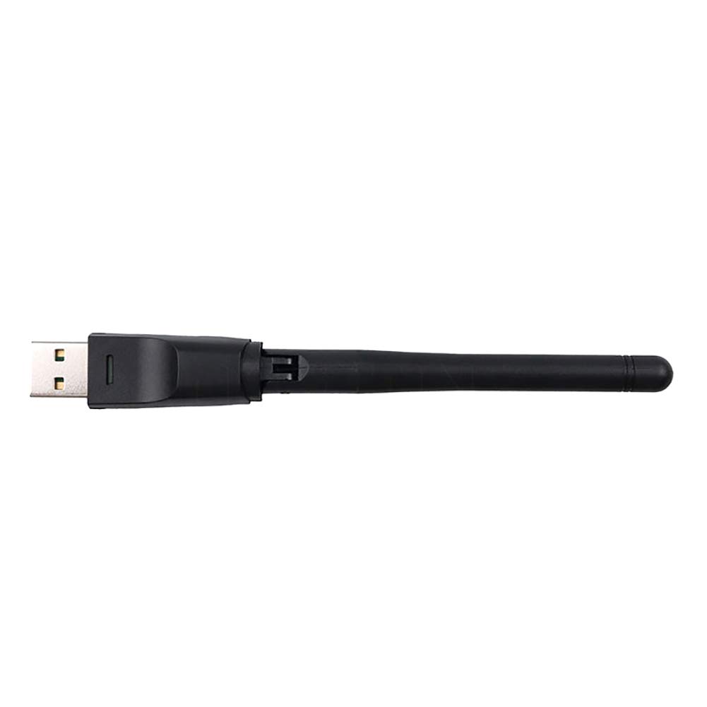 hudiemm0B USB Network Card, MT7601 150Mbps Wireless WiFi Router USB Network Card Adapter with 2dB Antenna Black