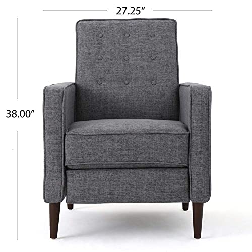 Christopher Knight Home Mid Century Modern Recliner Grey