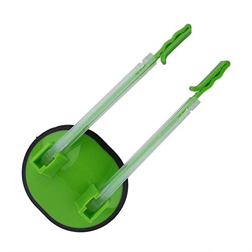 Furnoor Adjustable Hands Free Baggy Rack Clip Kitchen Food Storage Bag Opener Holder Anti-slip Practical Durable(Green)