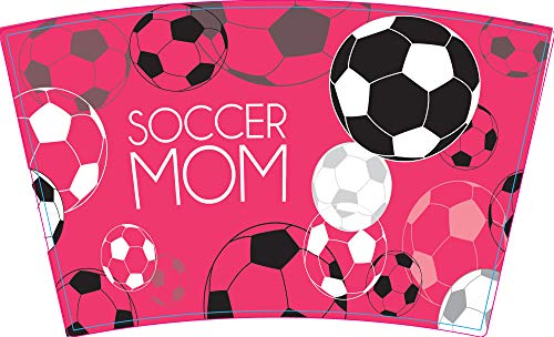 Elanze Designs Soccer Mom Stainless Steel 16 oz Travel Mug with Lid