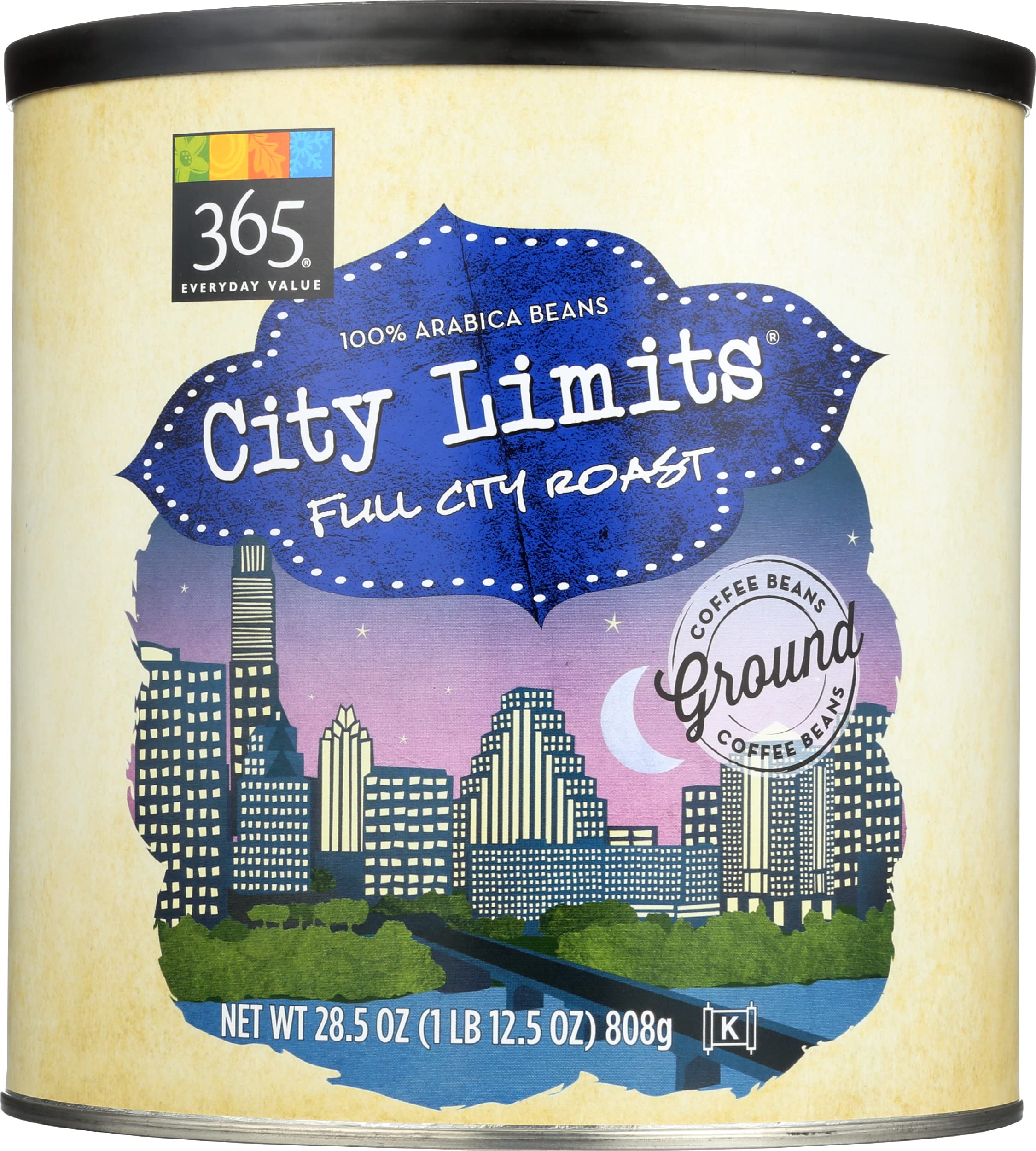 365 by Whole Foods Market, Coffee City Limits Full City Roast, 28.5 Ounce