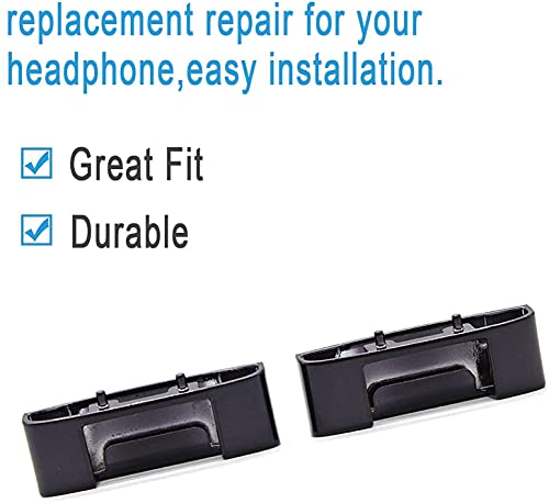 Replacement Headband Metal Folding Hinge Clip Cover Pin Repair Parts Set Compatible with Studio 3 Studio 3.0 Wireless Over-Ear Headphones (Black)