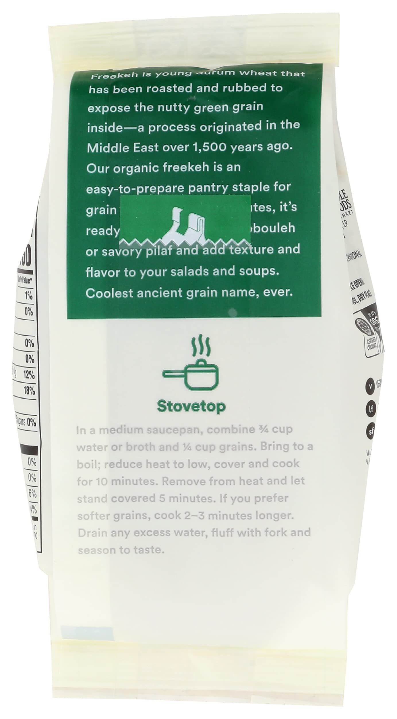 365 by Whole Foods Market, Freekeh 10 Minute Organic, 8.8 Ounce