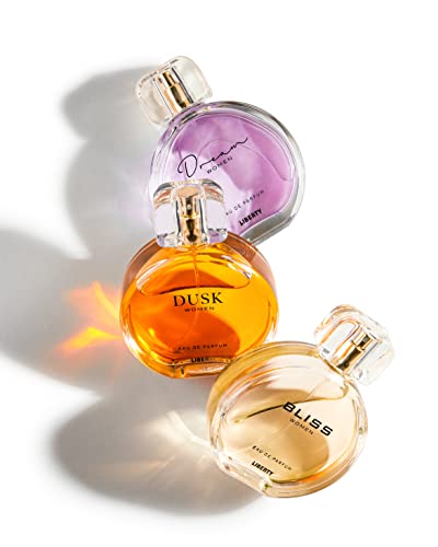 Liberty Perfume for Women, 3.4 Oz Dusk Perfumes Long-Lasting Fragrance Eau de Parfum for Luxury Fruity Scent for Women, Perfume Spray
