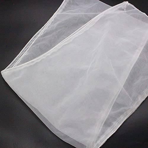 Bird Cage Seed Catcher, Large Airy Gauze Seeds Bird Cage Cover Guard Adjustable Bird Cage Cover Birdcage Seed Feather Catcher Universal Birdcage Parrot Bird Nylon Mesh Net Cover(XL-118x32 in, White)