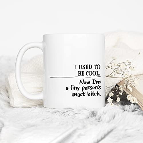 Funny Mom Dad Parents Coffee Mug, Novelty Gag Birthday Gift for Mother Father, New Mama Tea Cup (11oz)