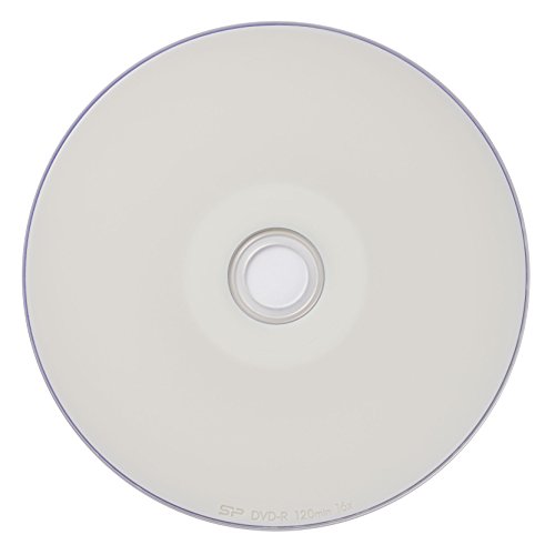 Silicone Power SPDR120PWC50S DVD-R 1-16x White Wide Printable 50 Sheets Spindle