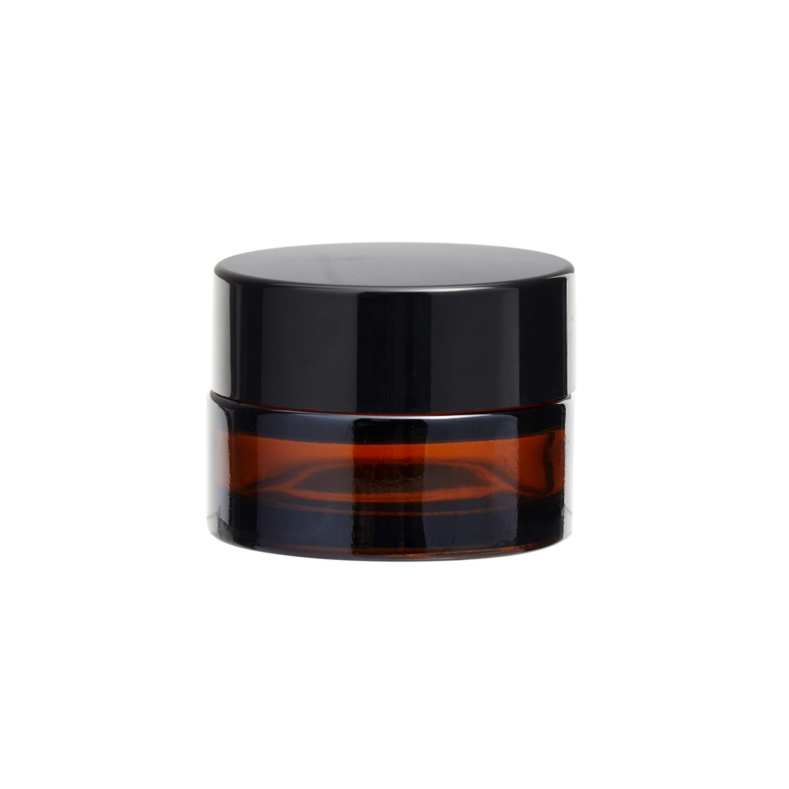Juvale 5ml Amber Glass Jars with Lids and 6 Spatulas for Beauty Product Samples, Lip Balm, Lotion, Essential Oils, Face Creams (1.4 x 1 In, 24 Pack)