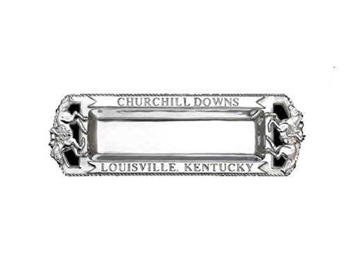 Arthur Court Designs Aluminum 20.75" x 6" Churchill Downs Oblong Tray
