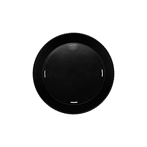 G.E.T. RB-880-BK Round Serving Basket with Base and Drainage Slots, 10.5", Black (Set of 12)